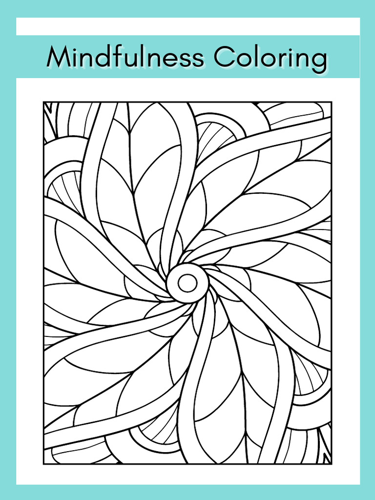 Mindfulness Coloring Worksheets | PDF