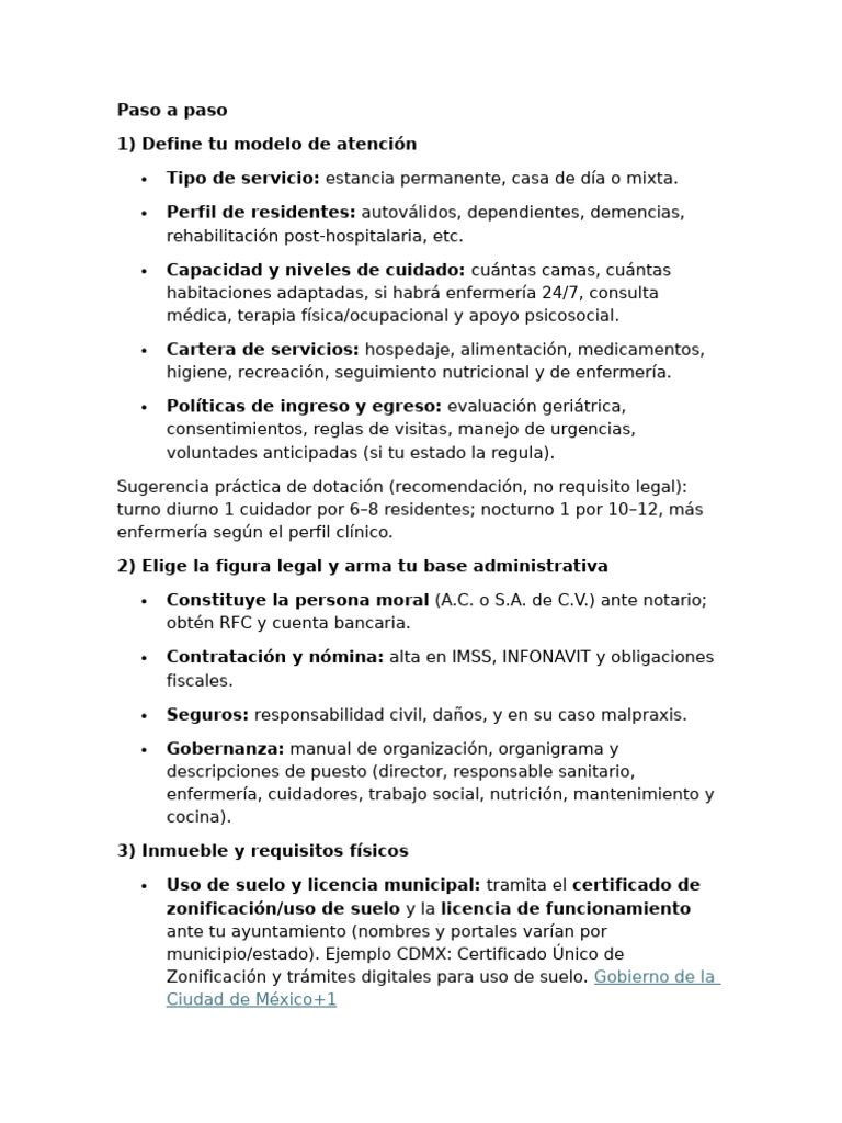 Como Hacer Un Asilo de Ancianos | PDF | Cuidado de la salud | Trabajo ...
