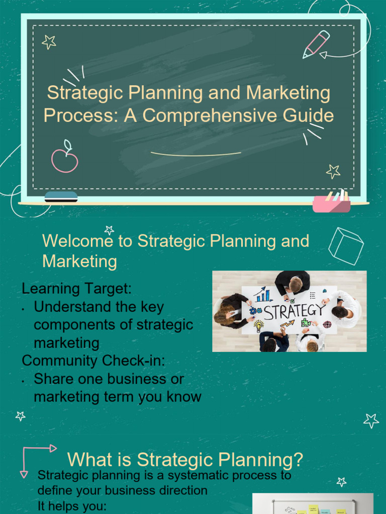 Strategic Planning and Marketing Guide | PDF | Marketing | Strategic ...