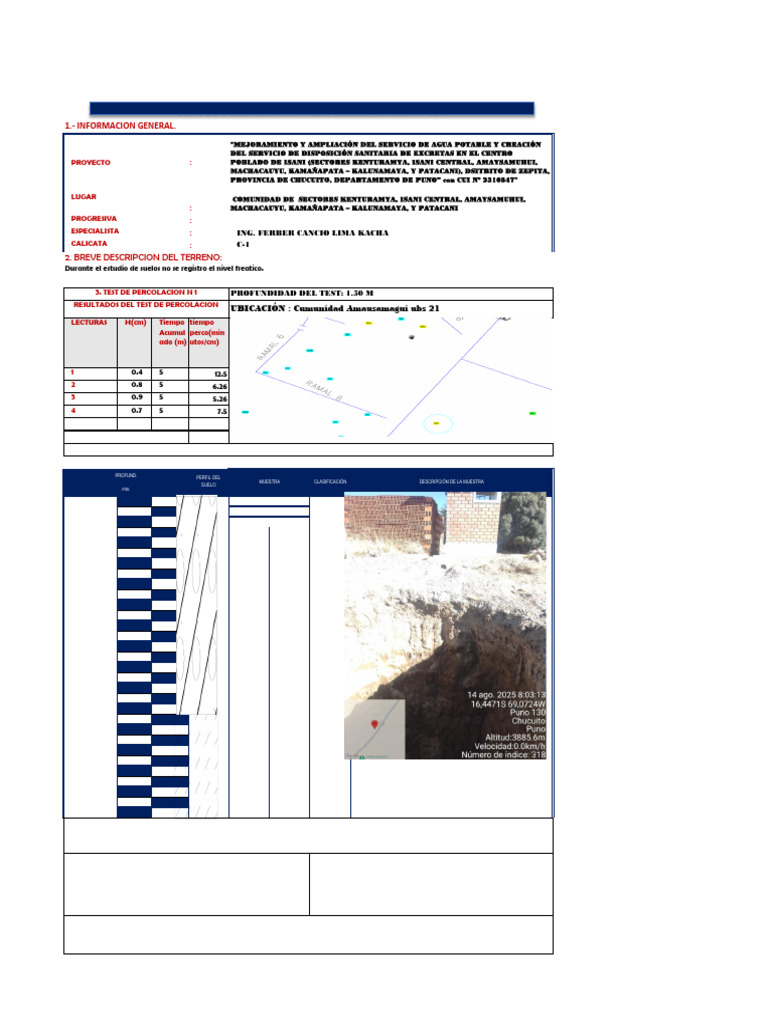 Calicata C 1 | PDF