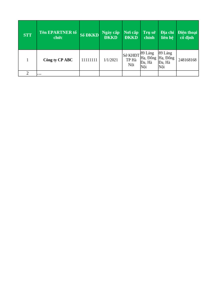 File Dang Ky CTV To Chuc | PDF
