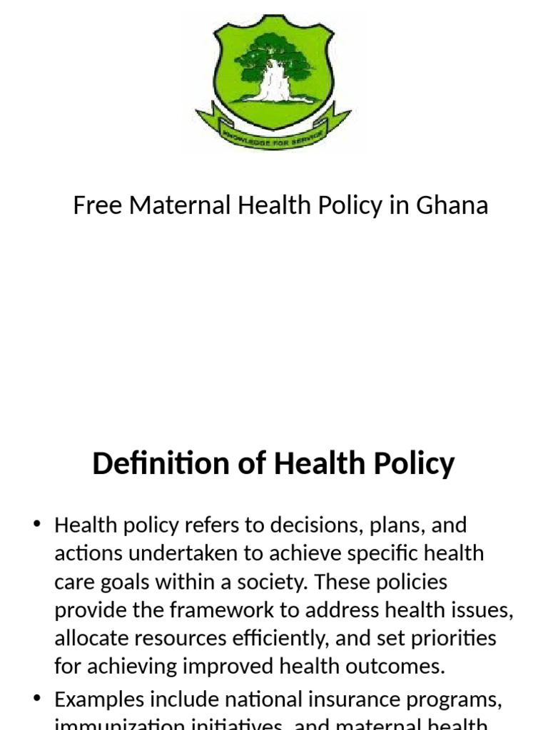 Free Maternal Health Policy Overview | PDF | Maternal Death | Health Policy