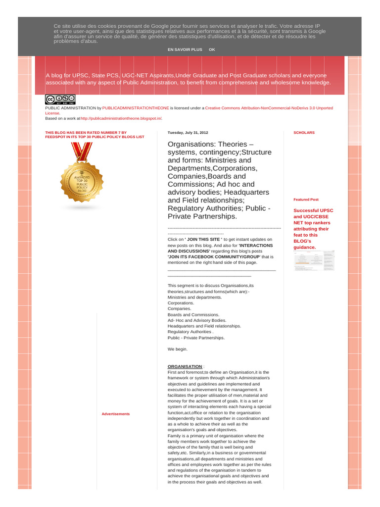 Understanding Public Administration Theories | PDF | Organizational ...