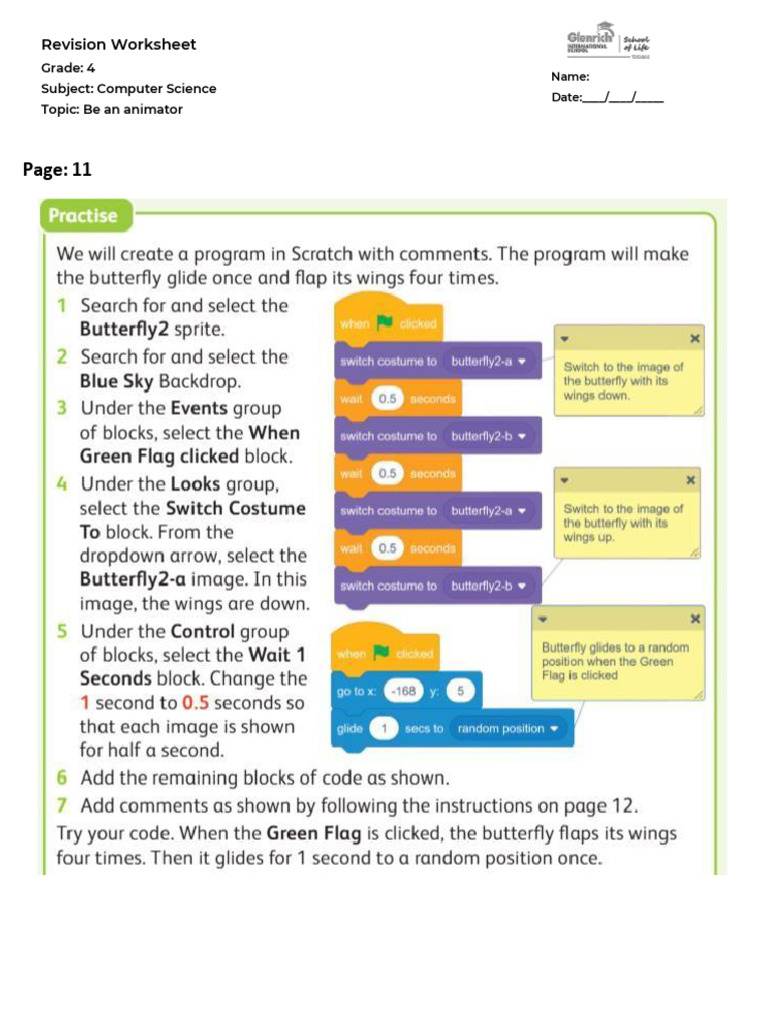 Answer Key Unit 1 Grade 4 CT-1 | PDF
