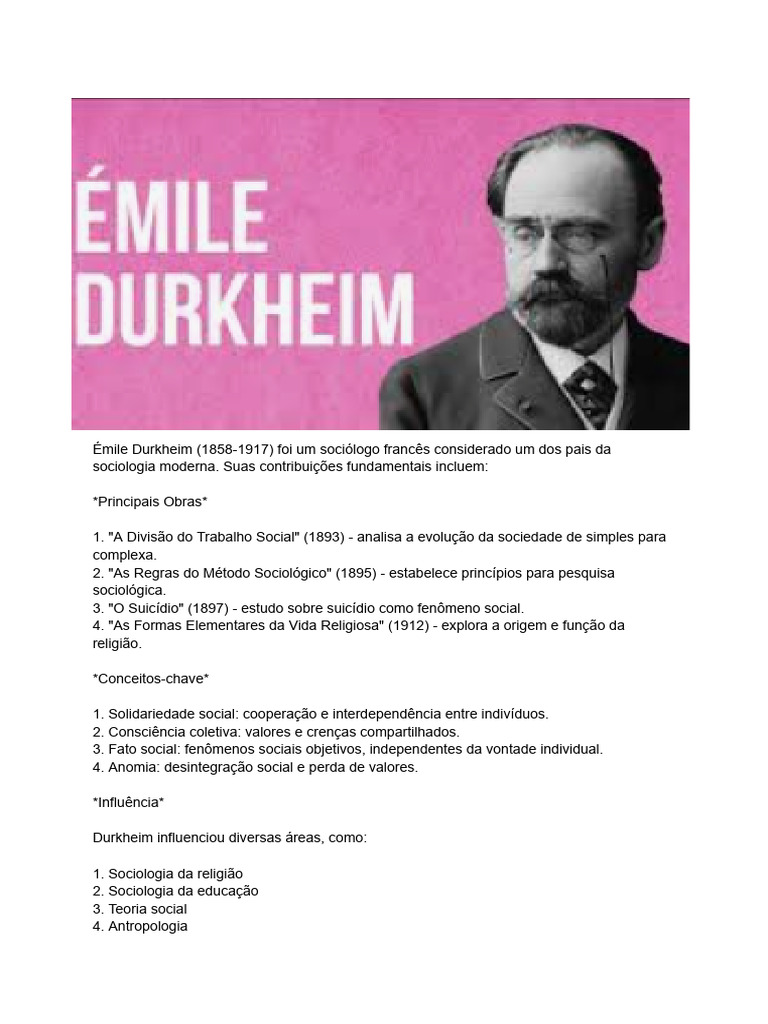 Émile Durkheim | PDF