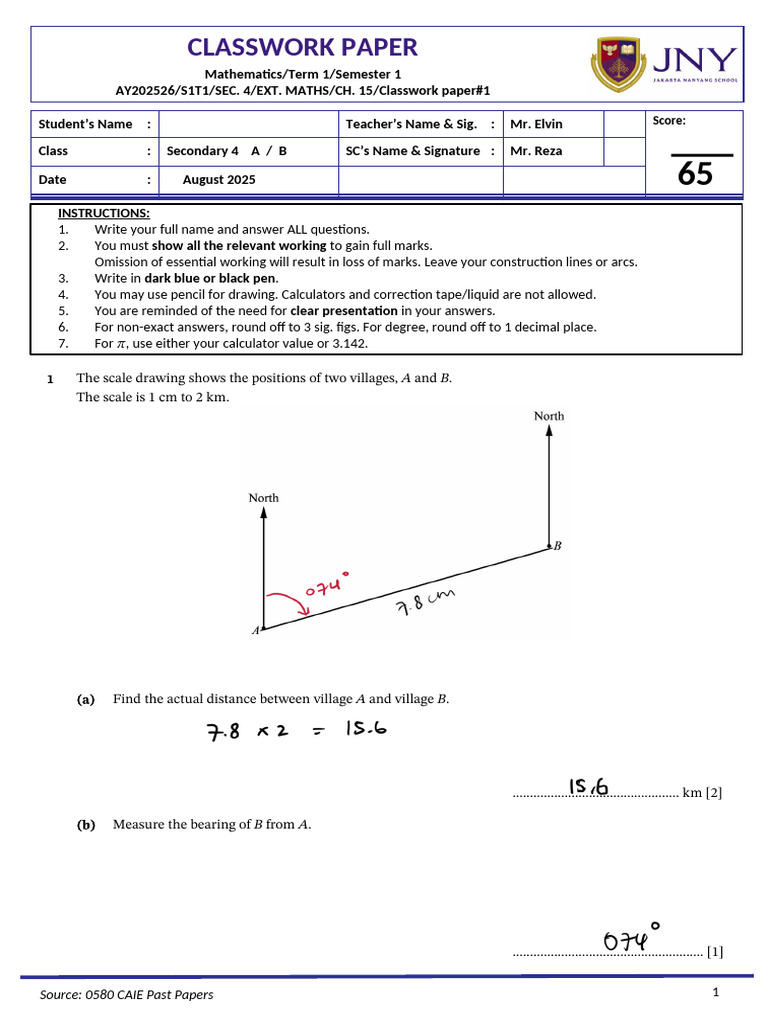 Math CW - 202508061813 - 17546 | PDF | Elementary Geometry | Elementary ...