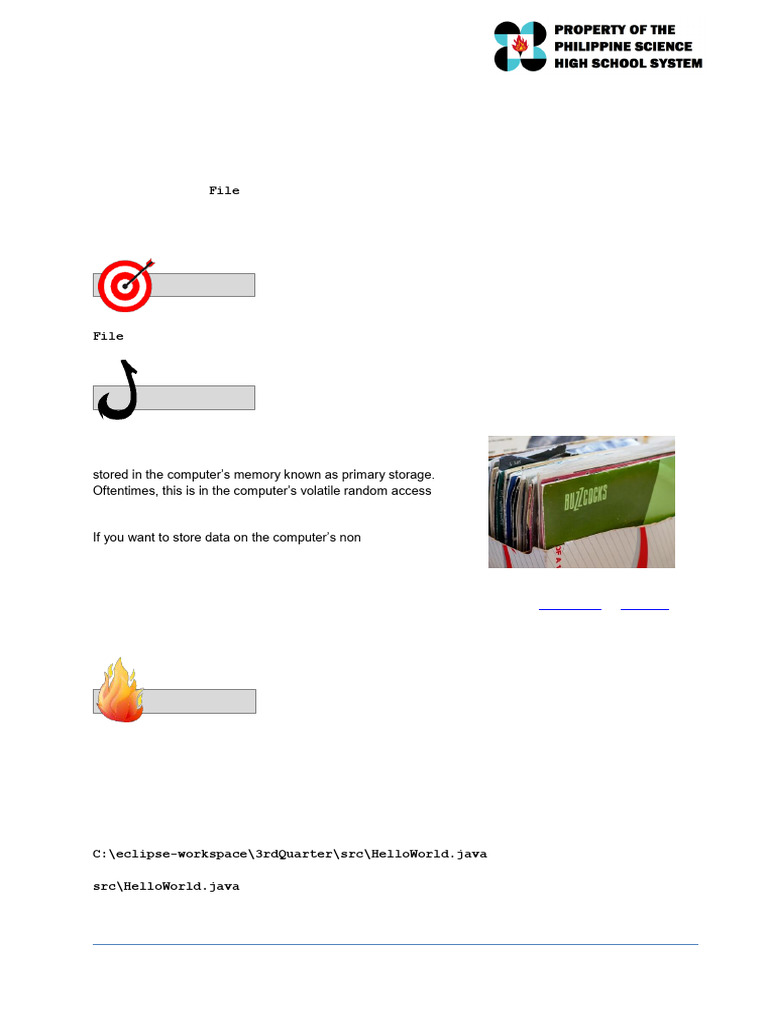 SLG 19.1 CS 4 File Class | PDF | Computer File | Computer Data Storage