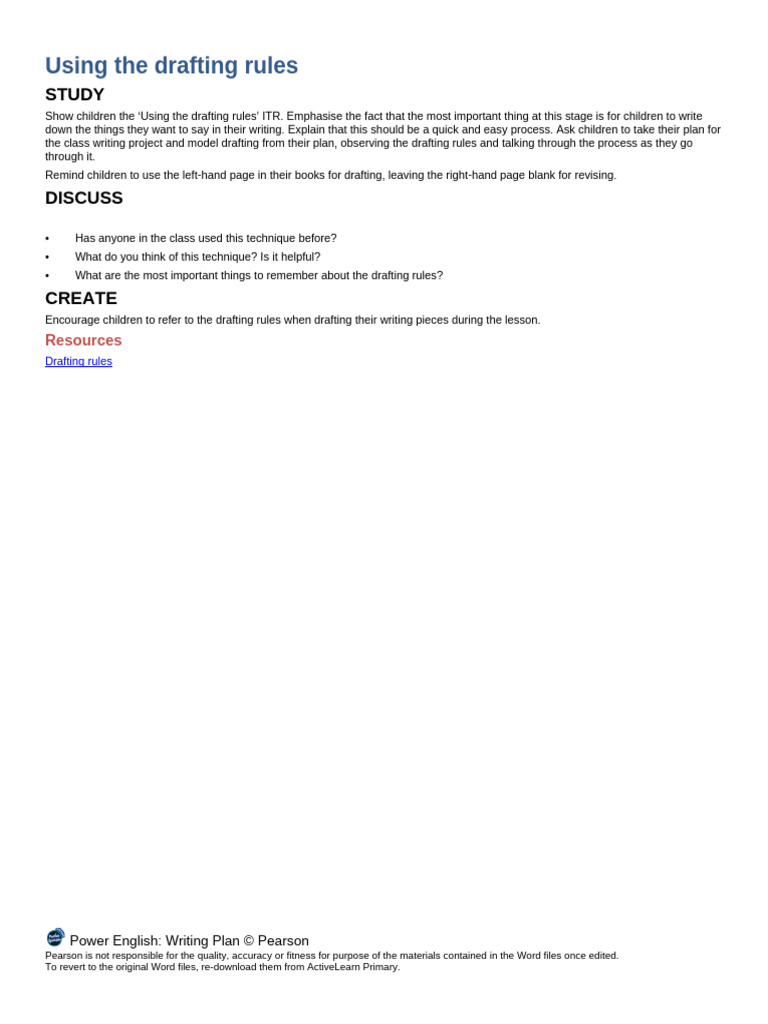 Using The Drafting Rules | PDF