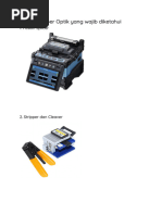 Alat Alat Fiber Optic Beserta Fungsinya | PDF