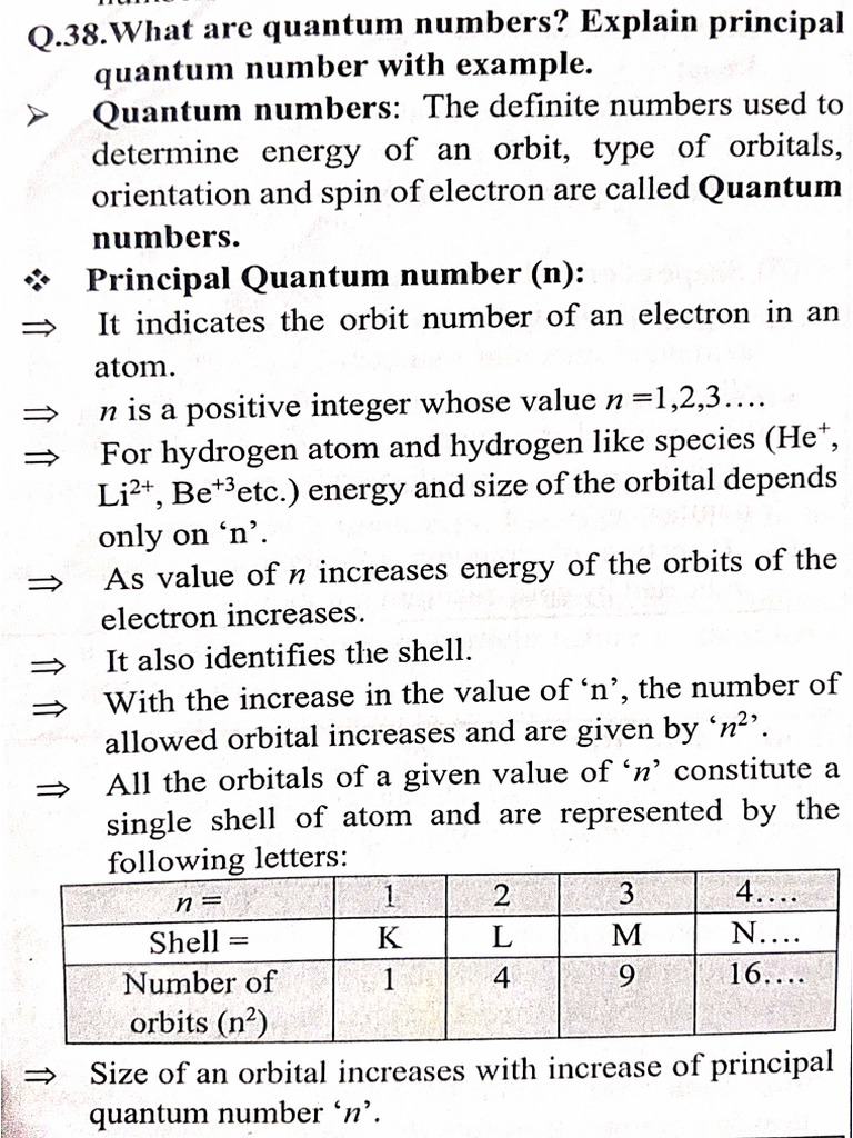 Quantum Numbers | PDF