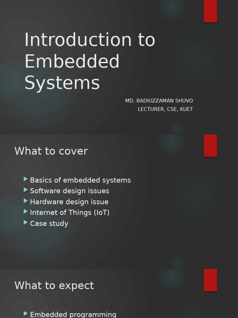 Introduction to Embedded Systems Basics | PDF