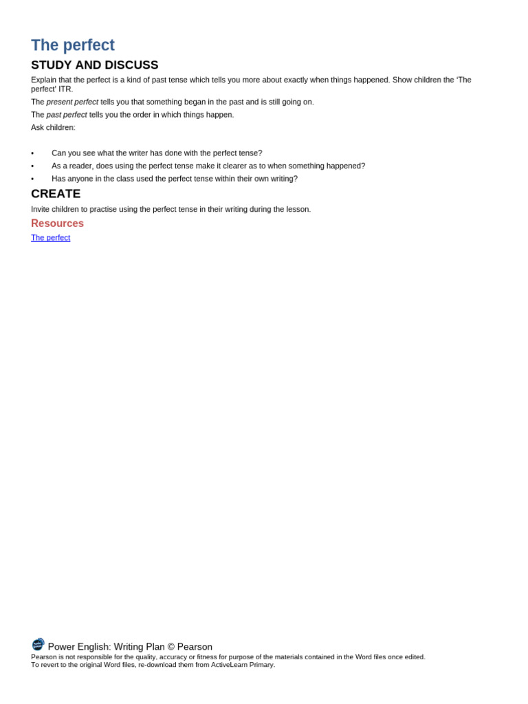 Present Perfect Simple Explained | PDF