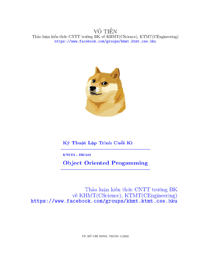 Object Oriented Progamming | PDF