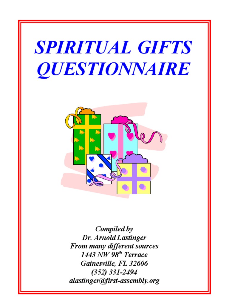 Spiritual Gifts Questionnaire | PDF | Spiritual Gift | Prayer