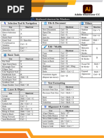 Complete Adobe Illustrator Shortcuts | PDF | Adobe Illustrator ...