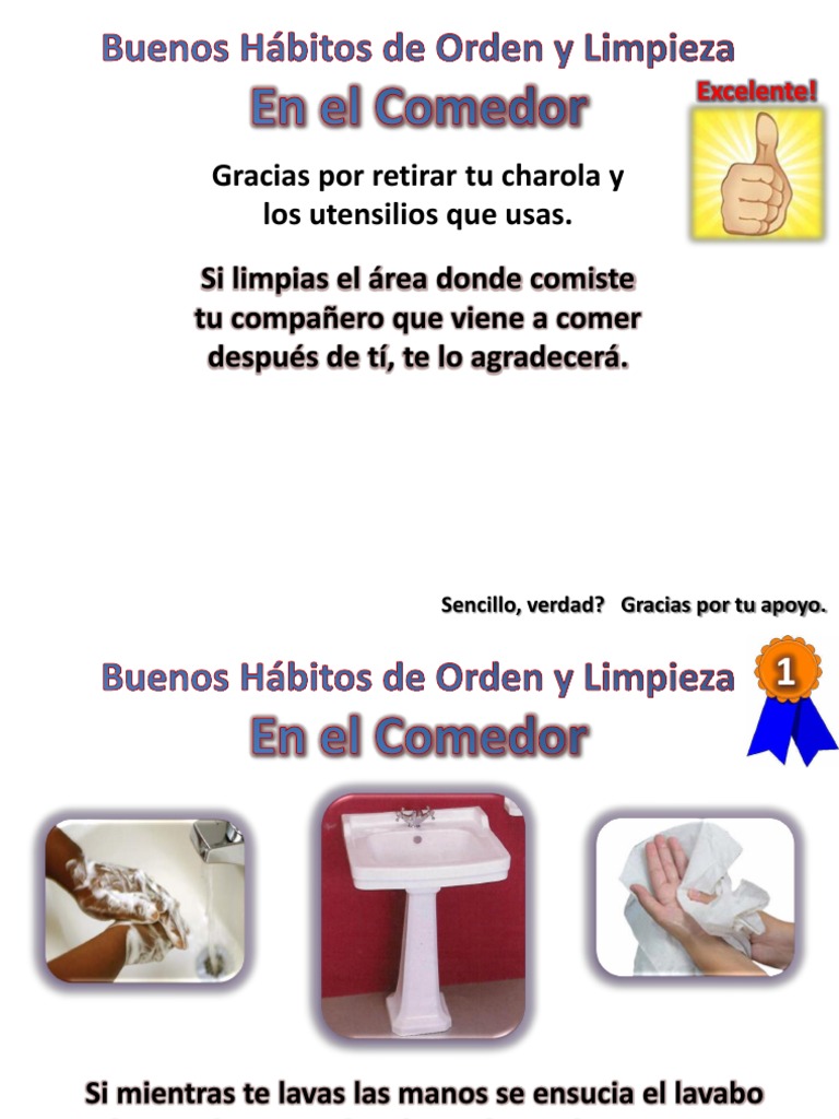 Orden y Limpieza en El Comedor 1