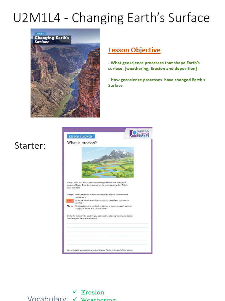 Erosion and Weathering Effects on Earth | PDF | Erosion | Glacier