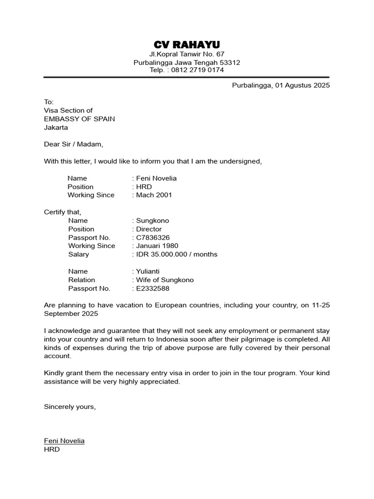 Entry Visa Application | PDF