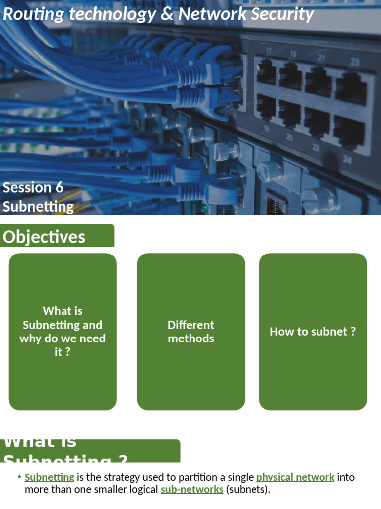 Subnetting Guide for IP Addressing | PDF | Ip Address | Internet Protocols