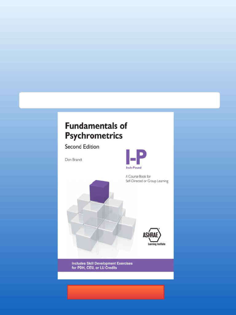 Fundamentals of Psychrometrics Second Edition. Edition Brandt PDF ...