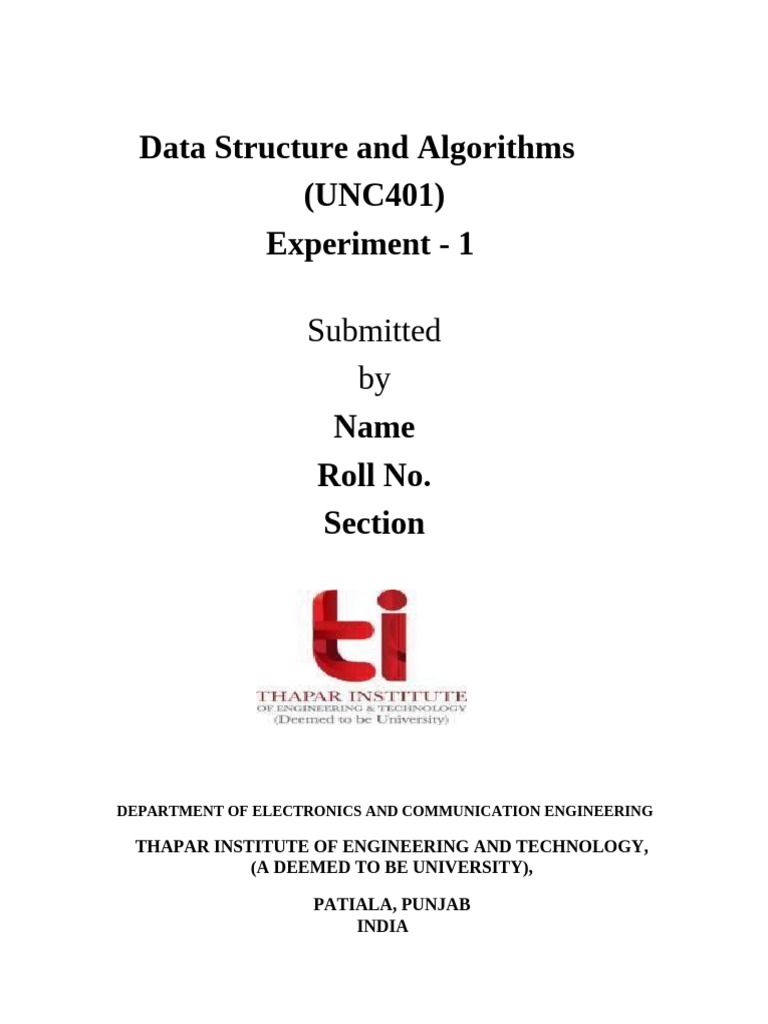 Lab Manual Template | PDF