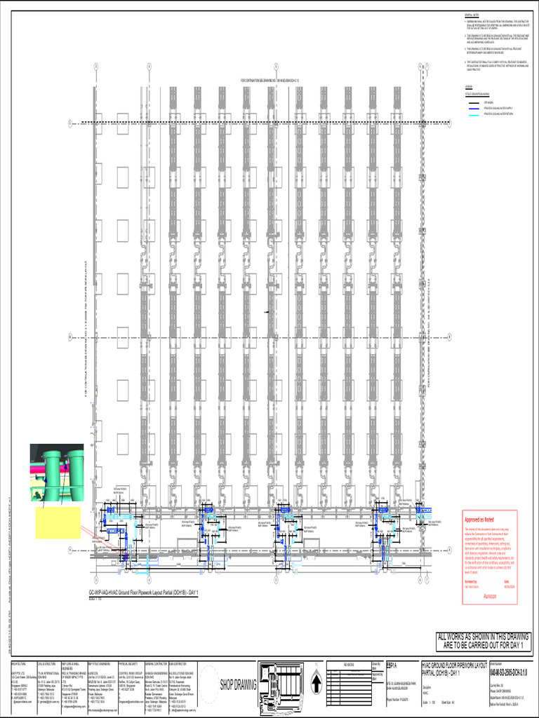 Ebp1a - 040-M-sd-2505-Dch-3.1.0 - Hvac Ground Floor Pipework Layout ...