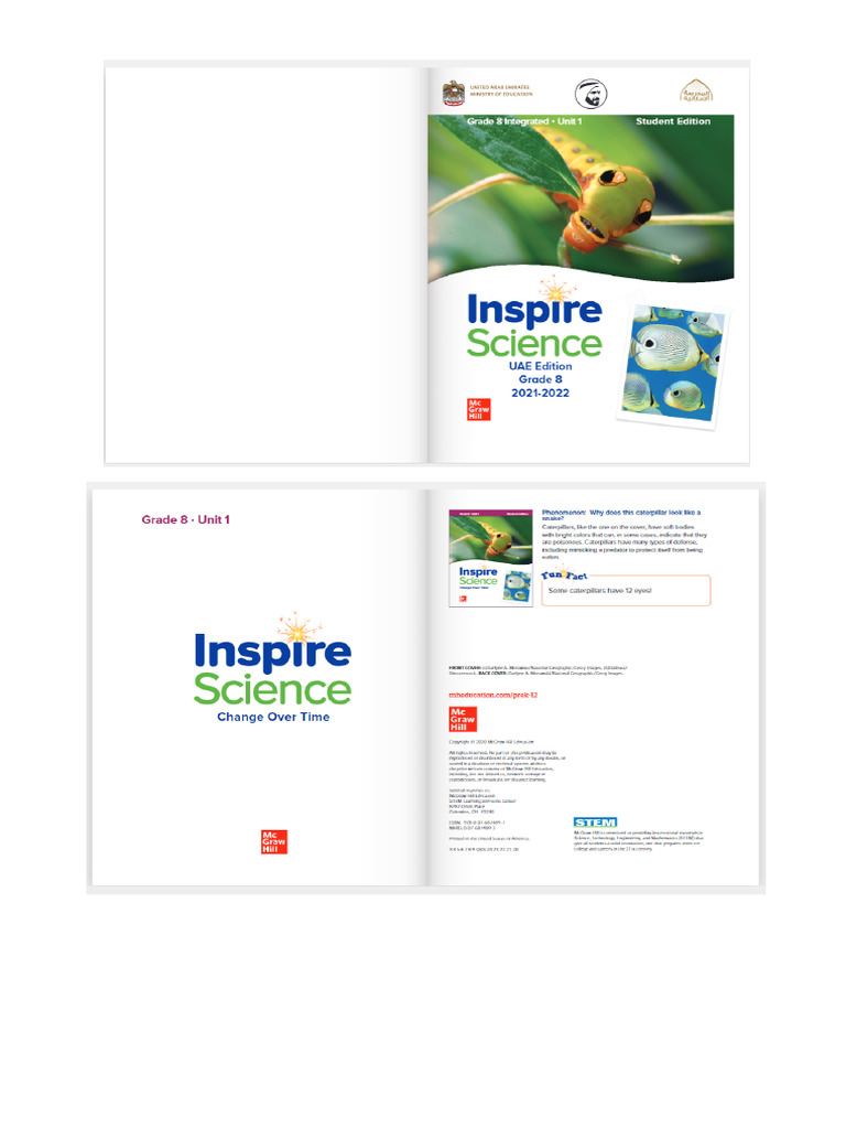 Inspire Science Grade 8 Unit 1-TE | PDF