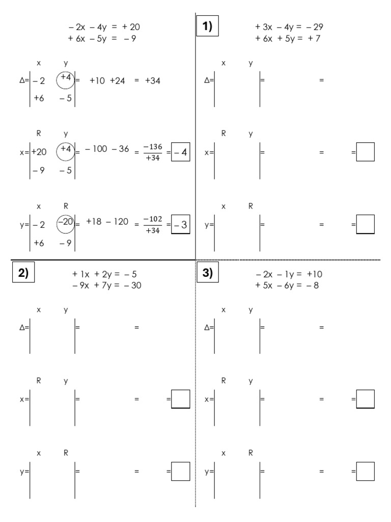 Solving Linear Equations Step-by-Step | PDF
