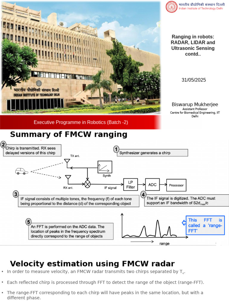 EPR-Lec7-31052025 - LIDAR, Camera, Computational Models | PDF | Lidar ...