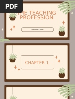 The Teaching Profession MODULE | PDF | Teachers | Learning