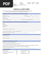 Claim Reimbursement Form | PDF | Banks | Physician