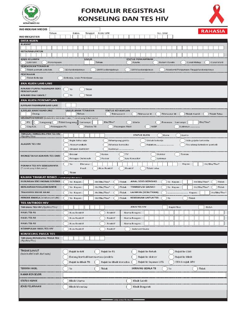 Register Individu VCT & Pitc | PDF