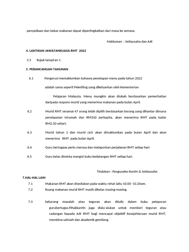 Minit RMT Kali 2 | PDF