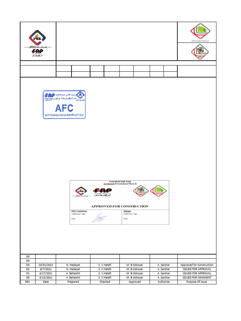 PSFP de 10 01 Fe CSH 010 D3 Afc | PDF | Chemical Engineering | Continuum Mechanics