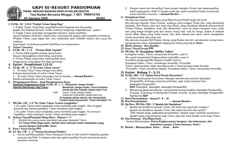 Menjadi Manusia Baru dalam Kristus | PDF