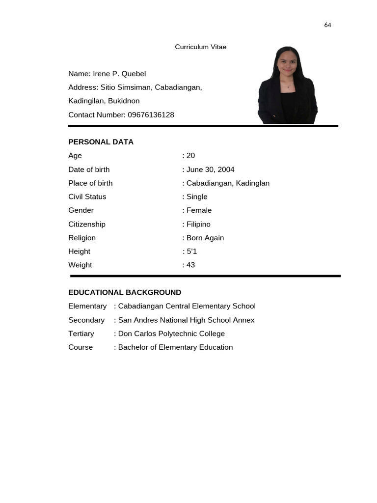 Curriculum Vita1 1 | PDF