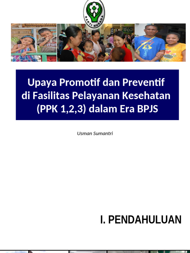 Upaya Promotif dan Preventif Kesehatan BPJS | PDF