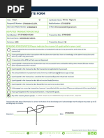 Credit Card Dispute Form | PDF | Payments | Debit Card