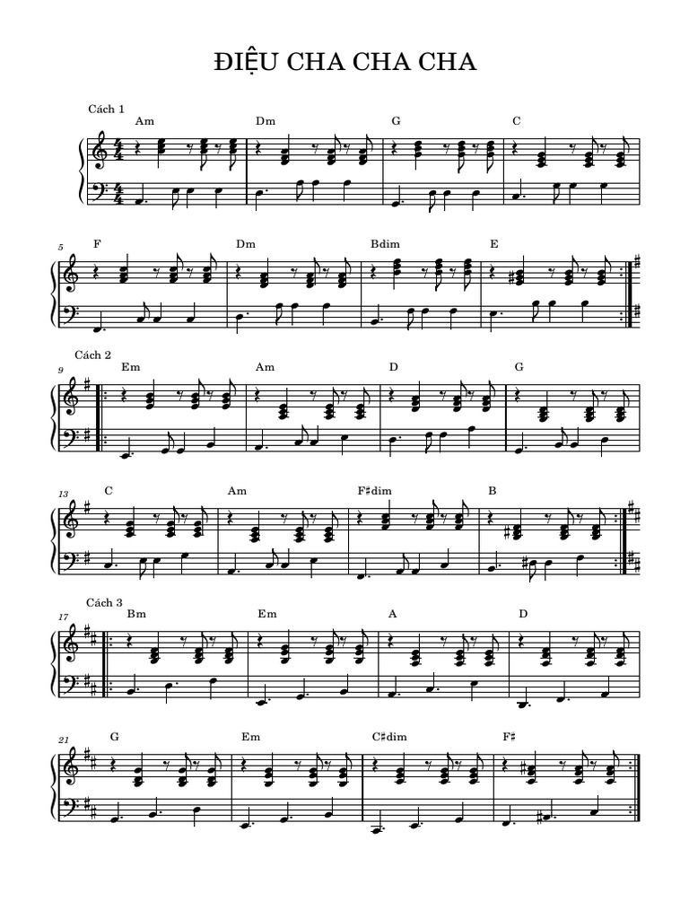 ĐIỆU CHA CHA CHA | PDF