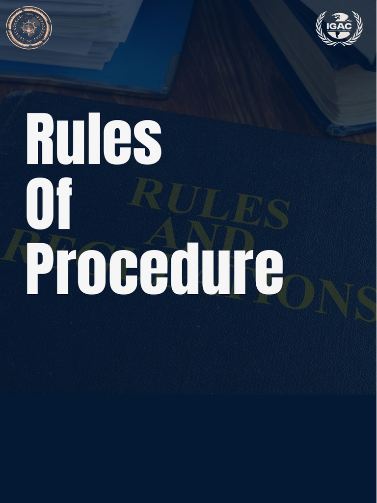UNA-USA Model UN Rules of Procedure | PDF | Committee | Parliamentary ...
