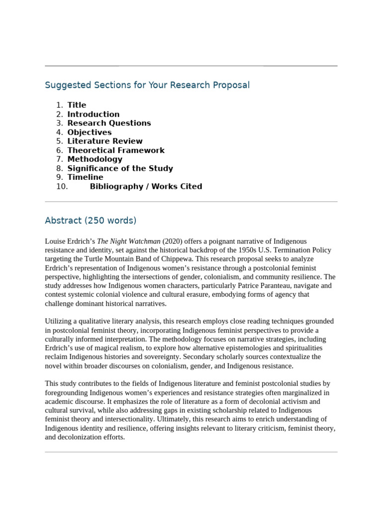 Research Proposal | PDF | Intersectionality | Feminism