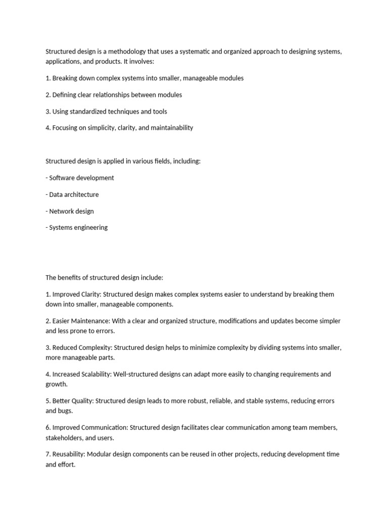 Structured Design Assignments | PDF | Modular Programming | System