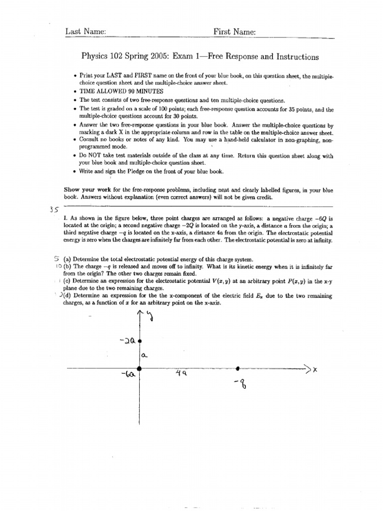 Exam1 W Solutions Complete | PDF