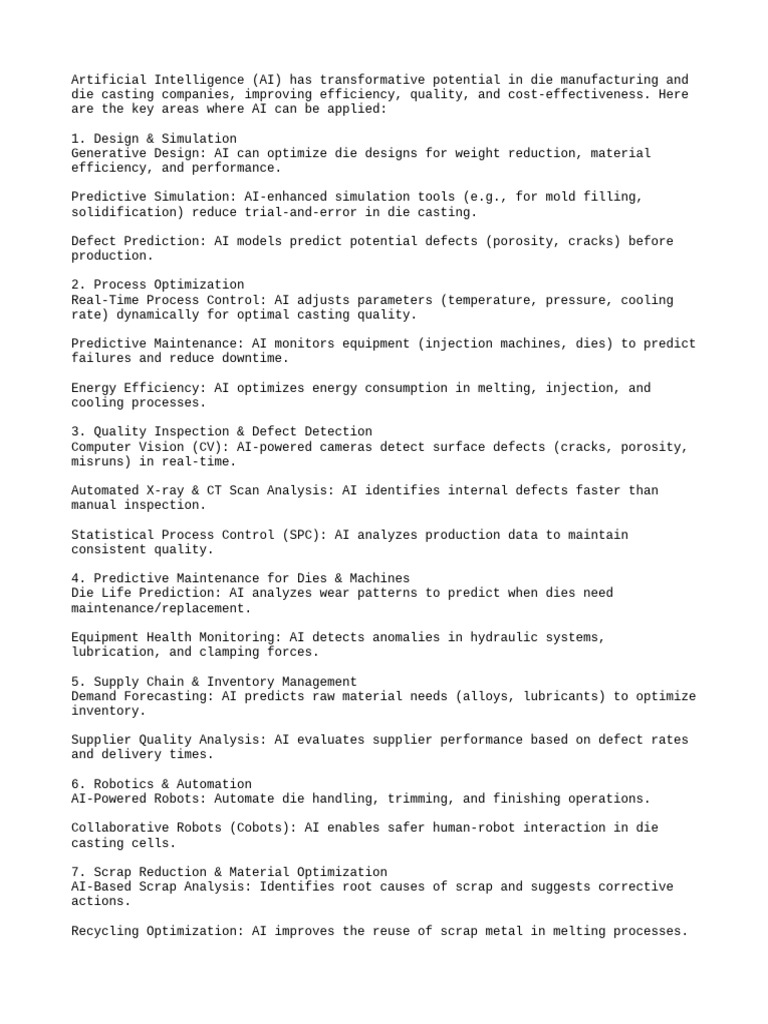 Deek Seek - AI Die Casting | PDF | Artificial Intelligence ...