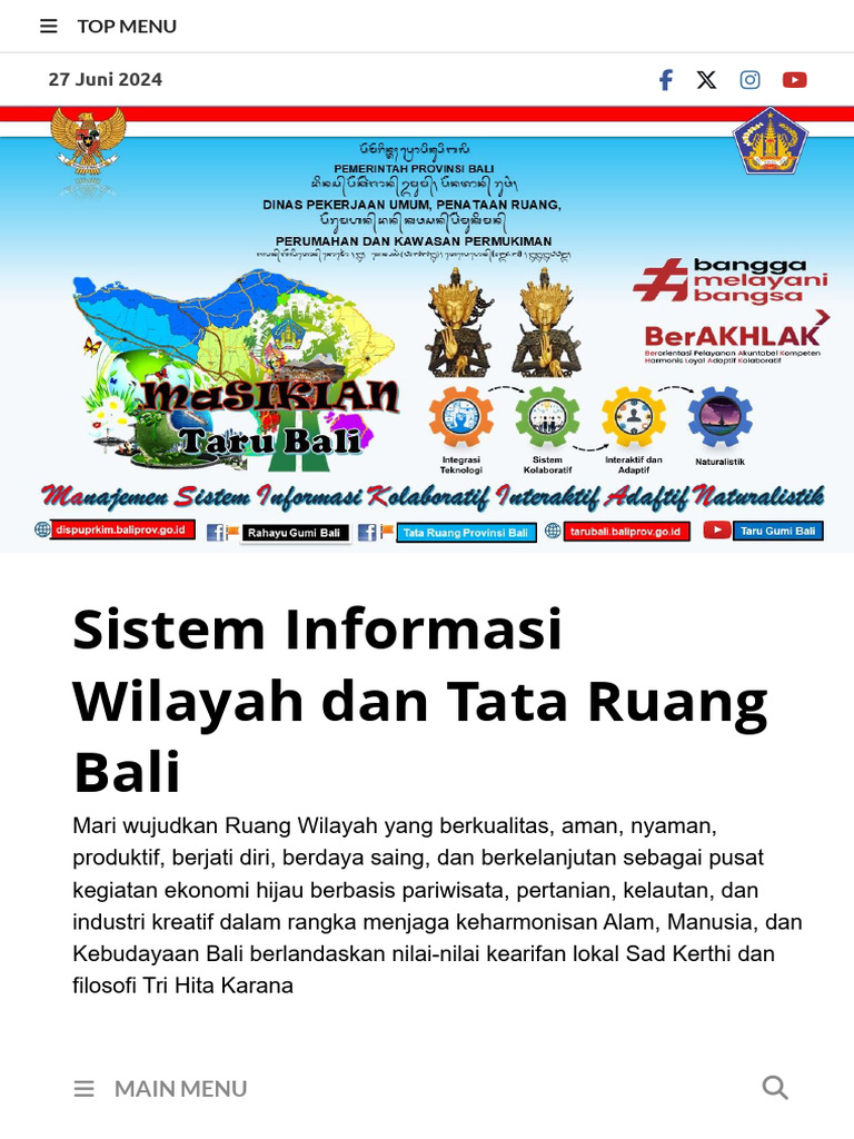 Kesesuaian Kegiatan Pemanfaatan Ruang (KKPR) - Sistem Informasi Wilayah ...