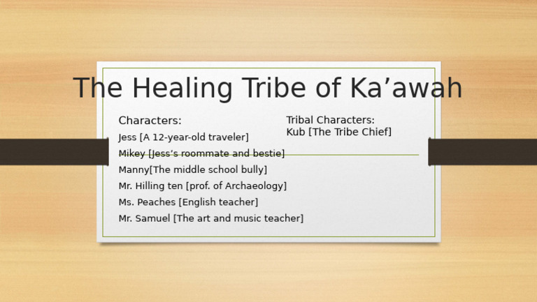 The Healing Tribe of Ka'Awah | PDF