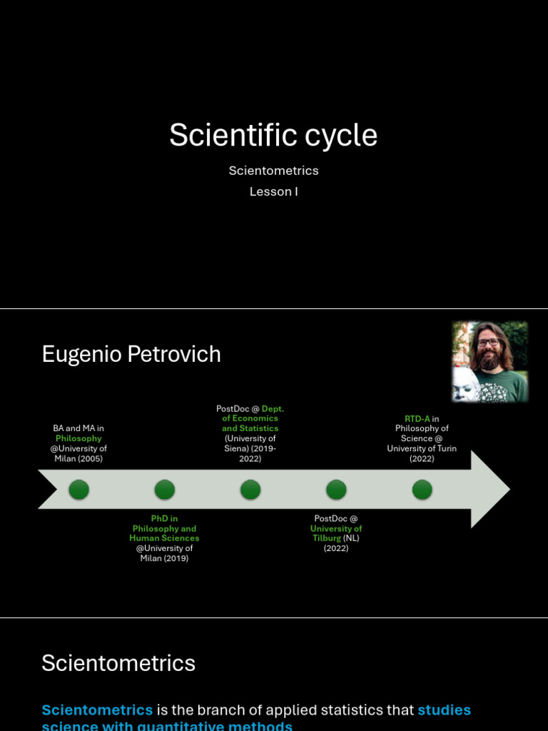 Understanding the Scientific Cycle | PDF | Science | Elsevier