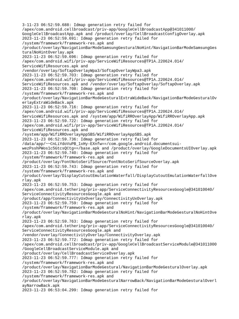 lom_log | PDF | Mobile Computers | Operating System Technology