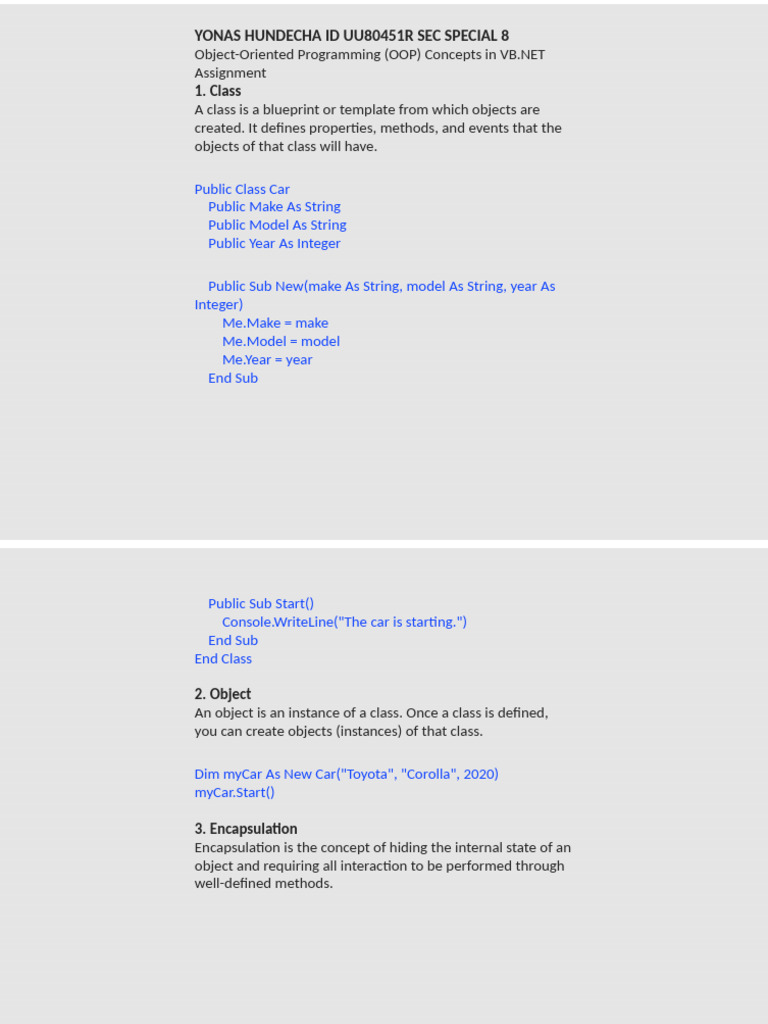 Windows Assignments 22 | PDF | Method (Computer Programming) | Class (Computer Programming)