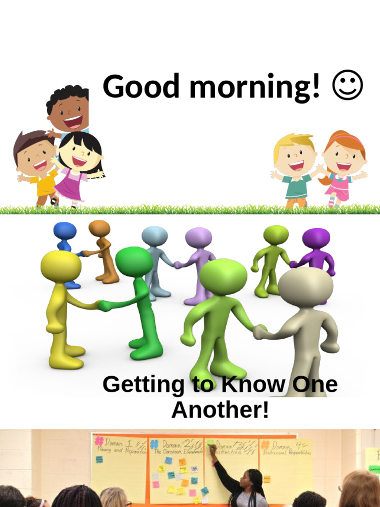 (Lesson 0) Classroom Orientation, Getting To Know, Introduction To Oral ...